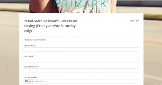 Primark Job Application & Careers