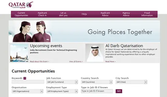 Qatar Airways Job Application & Careers