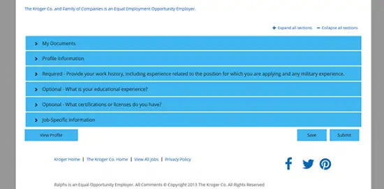 Ralphs Job Application & Careers