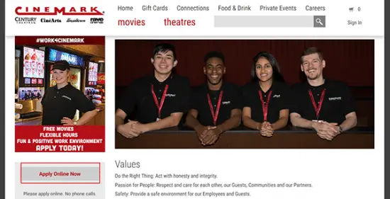 Rave Cinemas Job Application & Careers