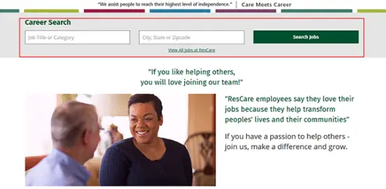 ResCare Job Application & Careers