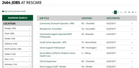 ResCare Job Application & Careers