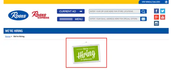 Roses Job Application & Careers