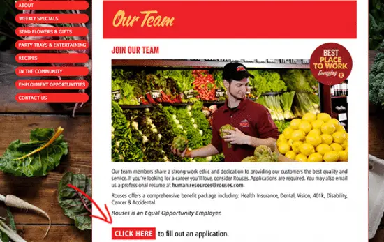 Rouses Job Application & Careers