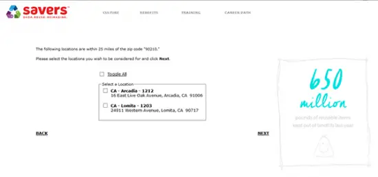 Savers Job Application & Careers