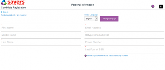 Savers Job Application & Careers