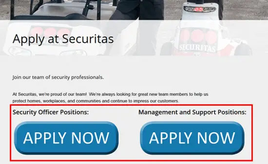 Securitas Job Application & Careers