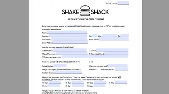 Shake Shack Job Application & Careers
