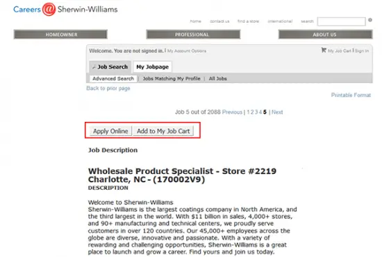 Sherwin-Williams Job Application & Careers