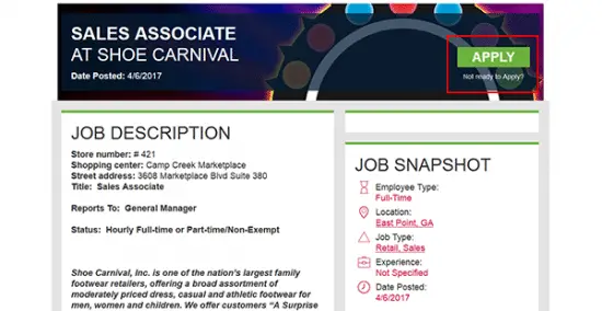 Shoe Carnival Job Application & Careers