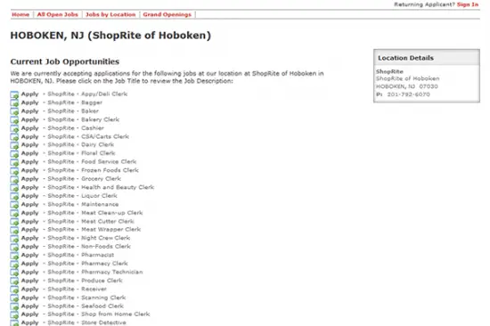 ShopRite Job Application & Careers