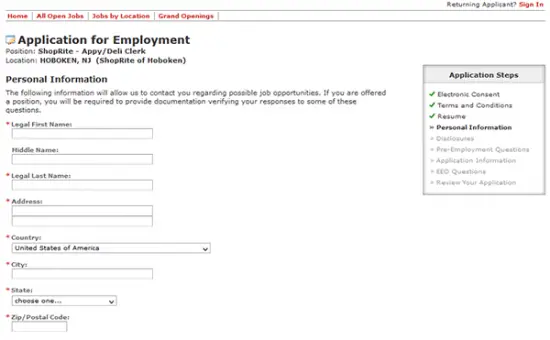 ShopRite Job Application & Careers