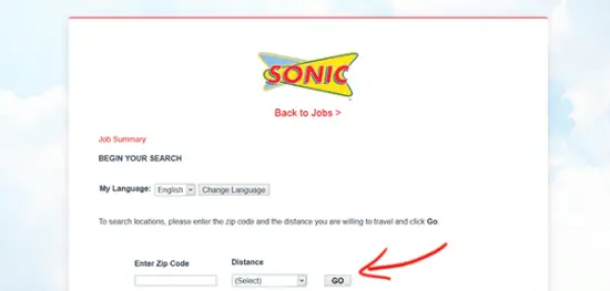 Sonic Job Application & Careers