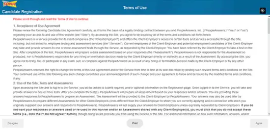 Sonic Job Application & Careers