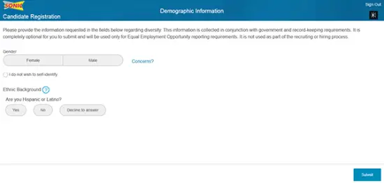 Sonic Job Application & Careers