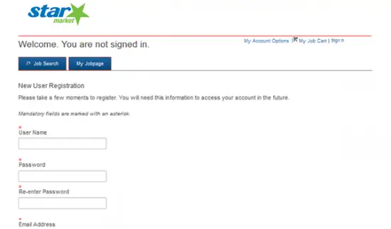 Star Market Job Application & Careers
