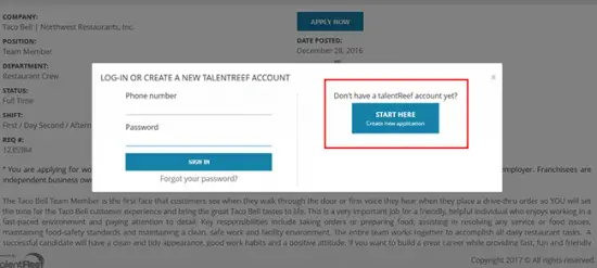 Taco Bell Job Application & Careers