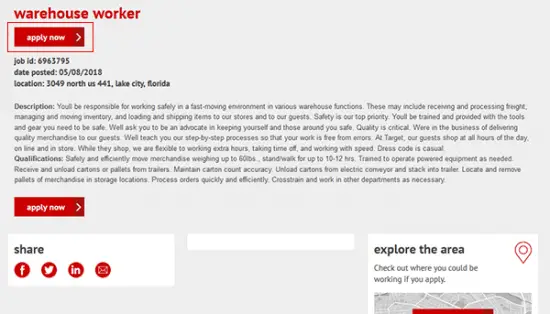 Target Distribution Job Application & Careers