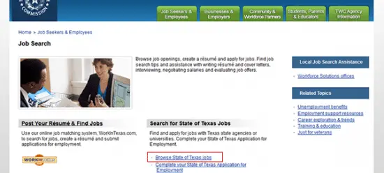 State of Texas Job Application & Careers