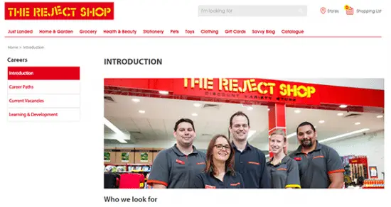 The Reject Shop Job Application & Careers