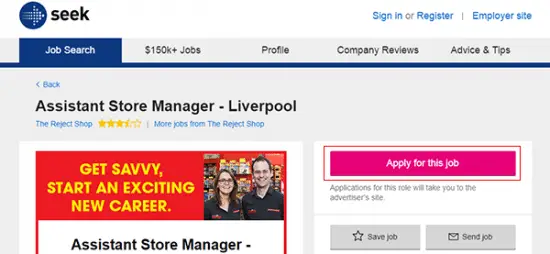 The Reject Shop Job Application & Careers