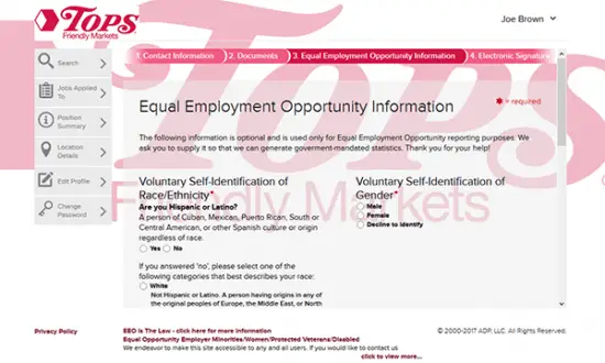 Tops Friendly Markets Job Application & Careers