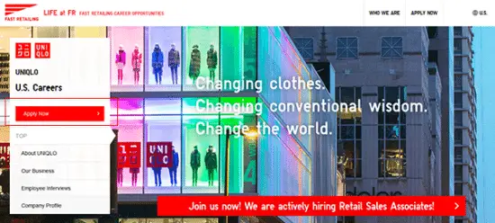 UNIQLO Job Application & Careers