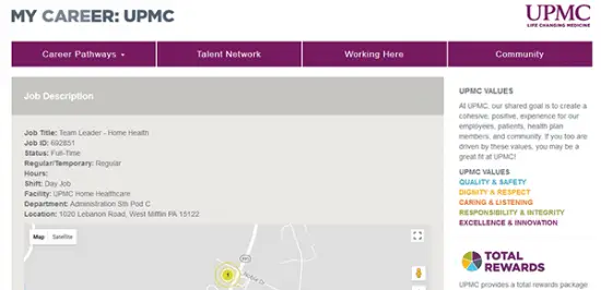 UPMC (University of Pittsburgh Medical Center) Job Application & Careers