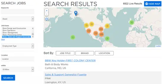 Victoria's Secret Job Application & Careers