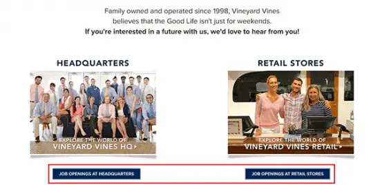 Vineyard Vines Job Application & Careers