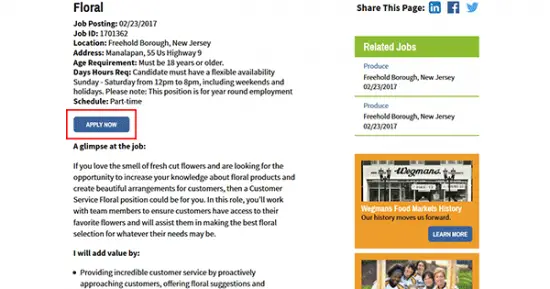 Wegmans Job Application & Careers
