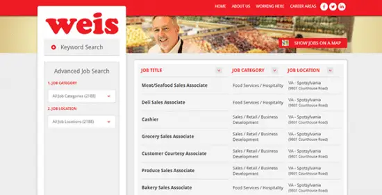 Weis Markets Job Application & Careers - JobApplications.net