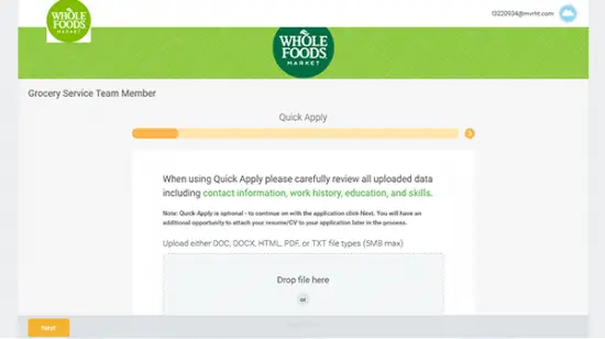 Whole Foods Job Application & Careers