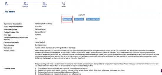 Yale University Job Application & Careers
