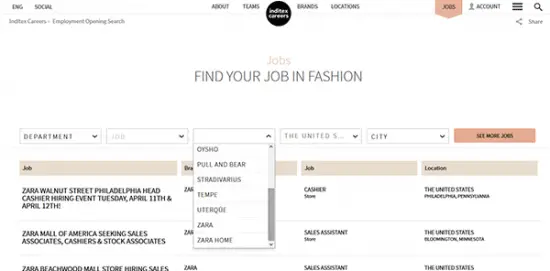 Zara Job Application & Careers