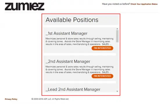 Zumiez Job Application & Careers