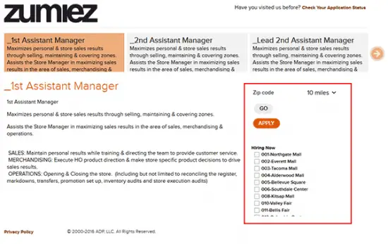 Zumiez Job Application & Careers